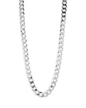 MILANESI AND CO Sterling Curb Chain Necklace - Silver
