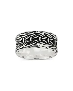 MILANESI AND CO Sterling Weave Band Ring