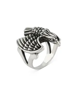 MILANESI AND CO Sterling Oxidized Eagle Ring