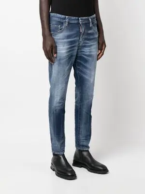 Dsquared2 Washed Slim-fit Jeans