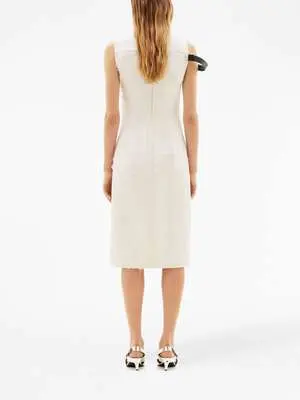 COURREGES Strapped Tailored Twill Dress
