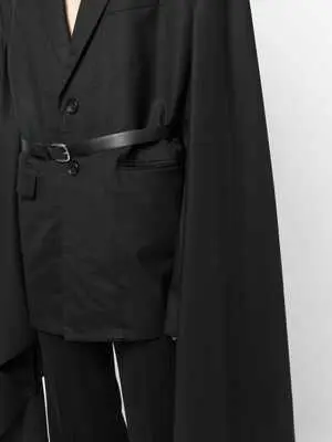 Junya Watanabe Belted Wool Cape Blazer