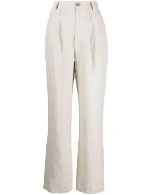REFORMATION Mason Wide-leg Linen Trousers