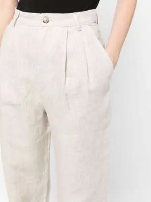 REFORMATION Mason Wide-leg Linen Trousers