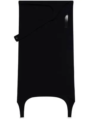 COURREGES Diving Crepe Midi Skirt