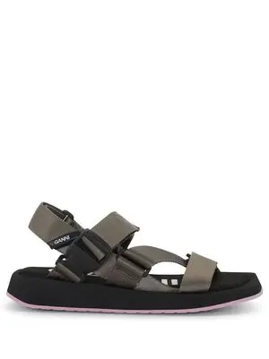 GANNI Multi-strap Sandals - Green