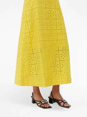 GANNI Logo-plaque Sandals
