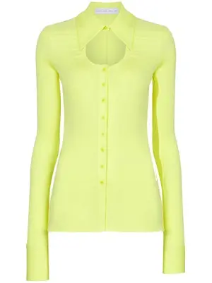 Proenza Schouler White Label Cut-out Shirt