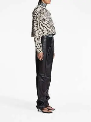Proenza Schouler White Label Animal-pattern Jacquard Jumper