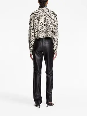Proenza Schouler White Label Animal-pattern Jacquard Jumper