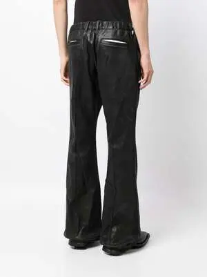 TAAKK Elastic-waist Straight-leg Trousers