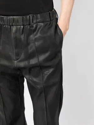 TAAKK Elastic-waist Straight-leg Trousers