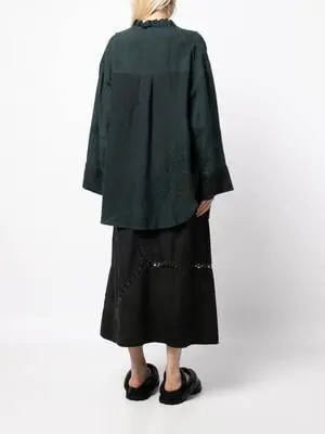 By Walid Patchwork Cotton Tunic