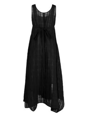 FORME D'EXPRESSION Sleeveless Linen Dress - Black
