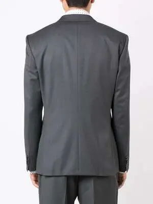 BOSS Single-breasted Fitted Blazer - Grey