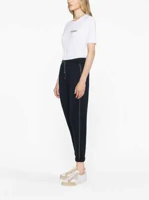 Brunello Cucinelli Monili-trimmed Cropped Track Pants
