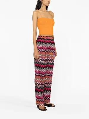 Missoni Zigzag Woven Straight-leg Trousers