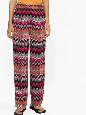 Missoni Zigzag Woven Straight-leg Trousers