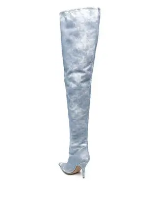 GIABORGHINI Gia 33 100mm Pointed-toe Boots