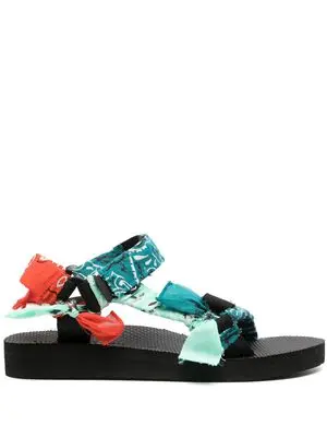 ARIZONA LOVE Trekky Mix Bandana Print Sandals - Blue