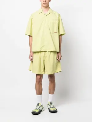 Sunnei Logo-print Crinkled Shirt