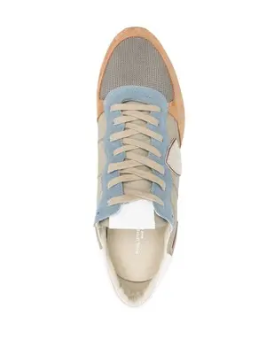 Philippe Model Logo-patch Panelled Sneakers
