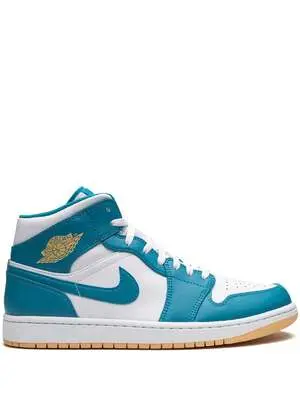 JORDAN Air 1 Mid Aquatone Sneakers - Blue