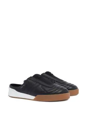 COURREGES Club 02 Leather Sneakers - Black