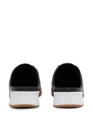 COURREGES Club 02 Leather Sneakers - Black