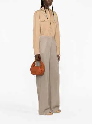 Wardrobe.NYC Oversize Cotton Shirt - Neutrals