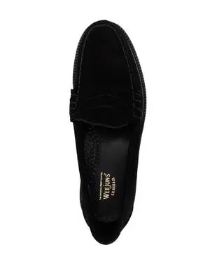 G.H.BASS 90 Larson Suede Loafers - Black