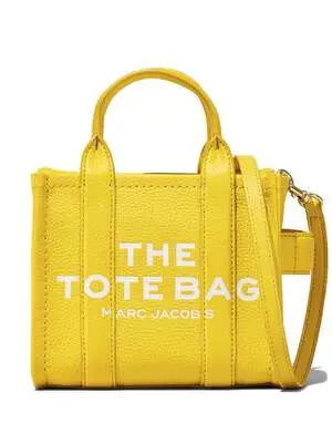 Marc Jacobs Leather Crossbody Tote Bag - Yellow