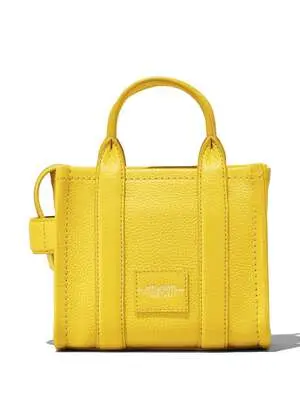 Marc Jacobs Leather Crossbody Tote Bag - Yellow