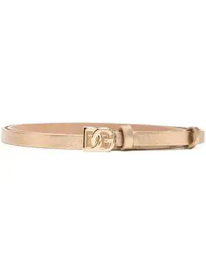 DOLCE & GABBANA Happy Garden Leather Belt