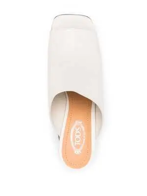 TOD'S Sculpted-heel Open-toe Sandals