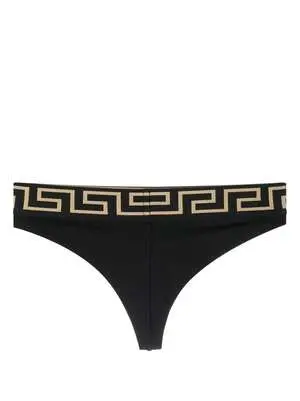 Versace Greca Border Briefs - Black