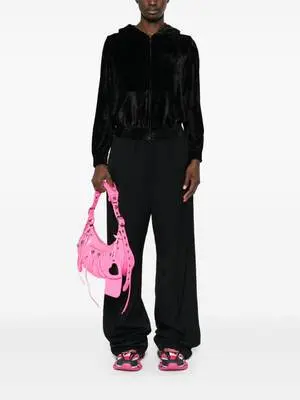 Balenciaga Bb Paris Hoodie - Black