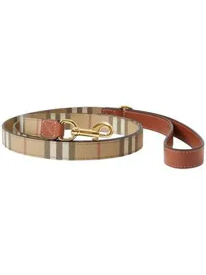 Burberry Vintage Check Dog Lead - Neutrals