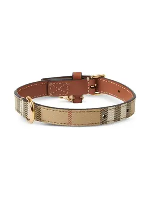 Burberry Small Check Dog Collar