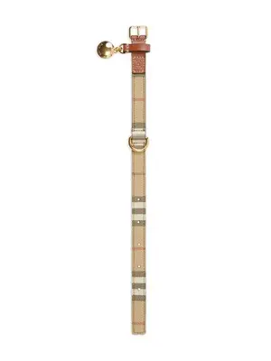 Burberry Small Check Dog Collar