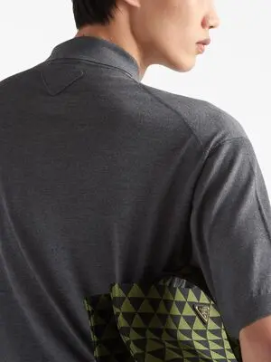 Prada Silk Polo Shirt