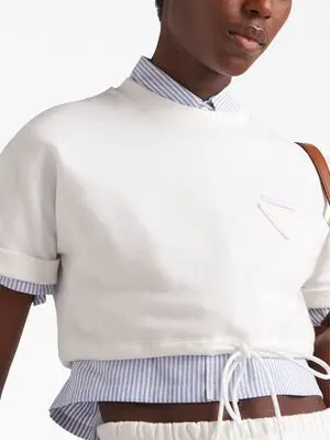 Prada Cropped T-shirt