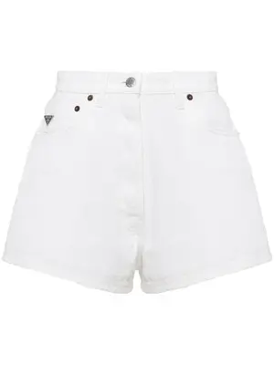 Prada Bull Denim Shorts