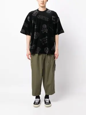 MASTERMIND WORLD Cotton-blend Cargo Trousers - Green
