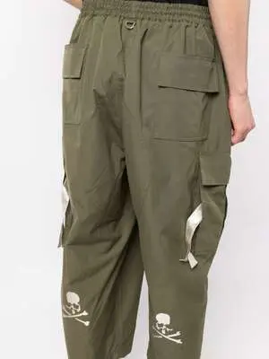 MASTERMIND WORLD Cotton-blend Cargo Trousers - Green