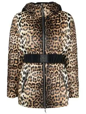 Roberto Cavalli Leopard-print Padded Jacket