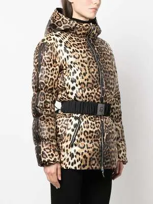 Roberto Cavalli Leopard-print Padded Jacket