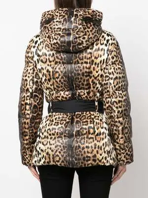 Roberto Cavalli Leopard-print Padded Jacket