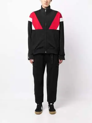 MASTERMIND WORLD Embroidered-logo Color-block Jacket