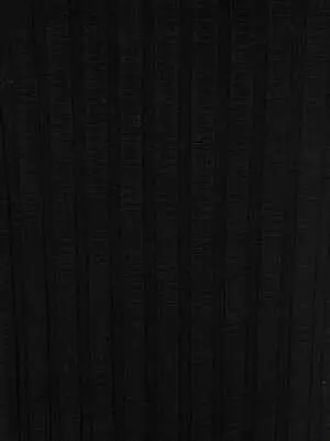 Brunello Cucinelli Ribbed-knit Cashmere Scarf - Black